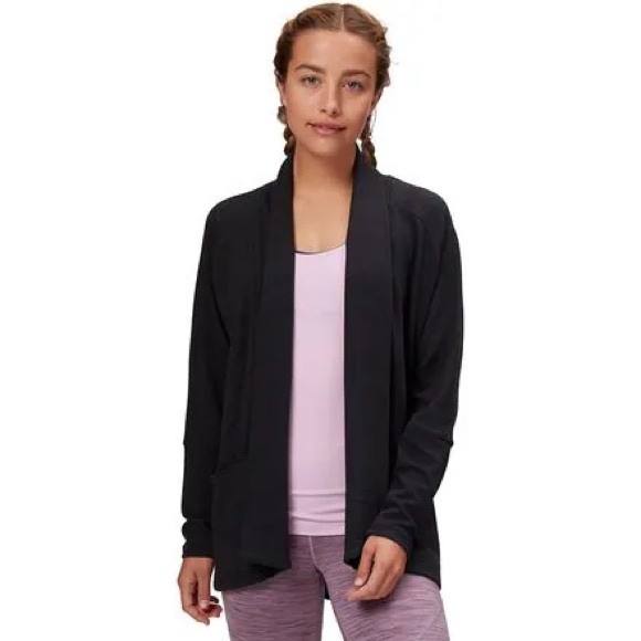Prana | Sweaters | Prana Black Open Wrap Cardigan N2654 | Poshmark